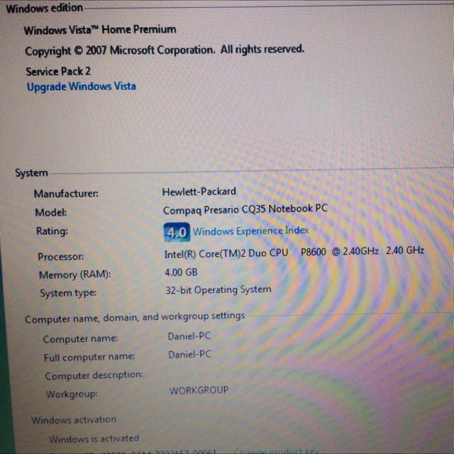 Compaq CQ35 laptop, Computers & Tech, Laptops & Notebooks on Carousell
