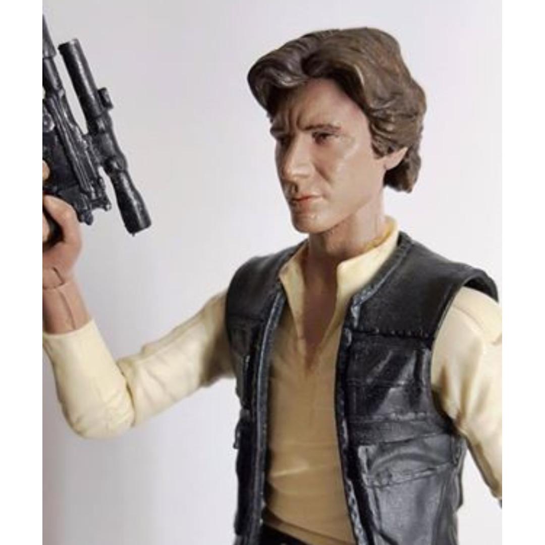 Custom Hand-Painted Black Series 6" Han Solo by Oldboy CTTS, Hobbies ...