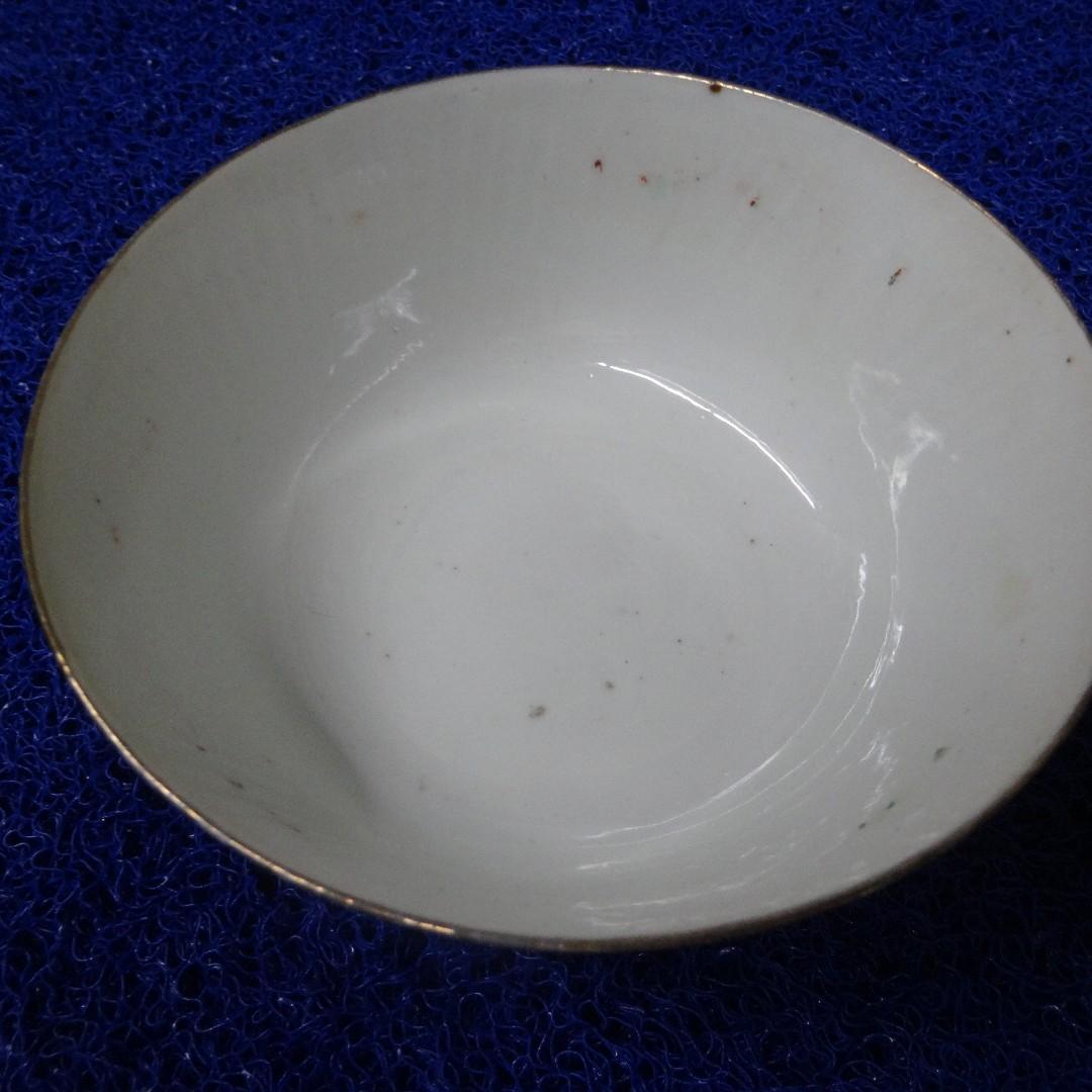 Dragon & Phoenix Design Rice Bowl - 40-50s Design - AHT258, Furniture ...