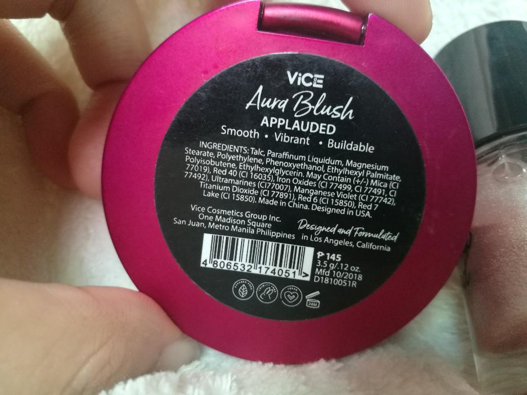 [FREE DELIVERY - BUNDLE] Colourette Shimmertint + Vice Aura Blush ...