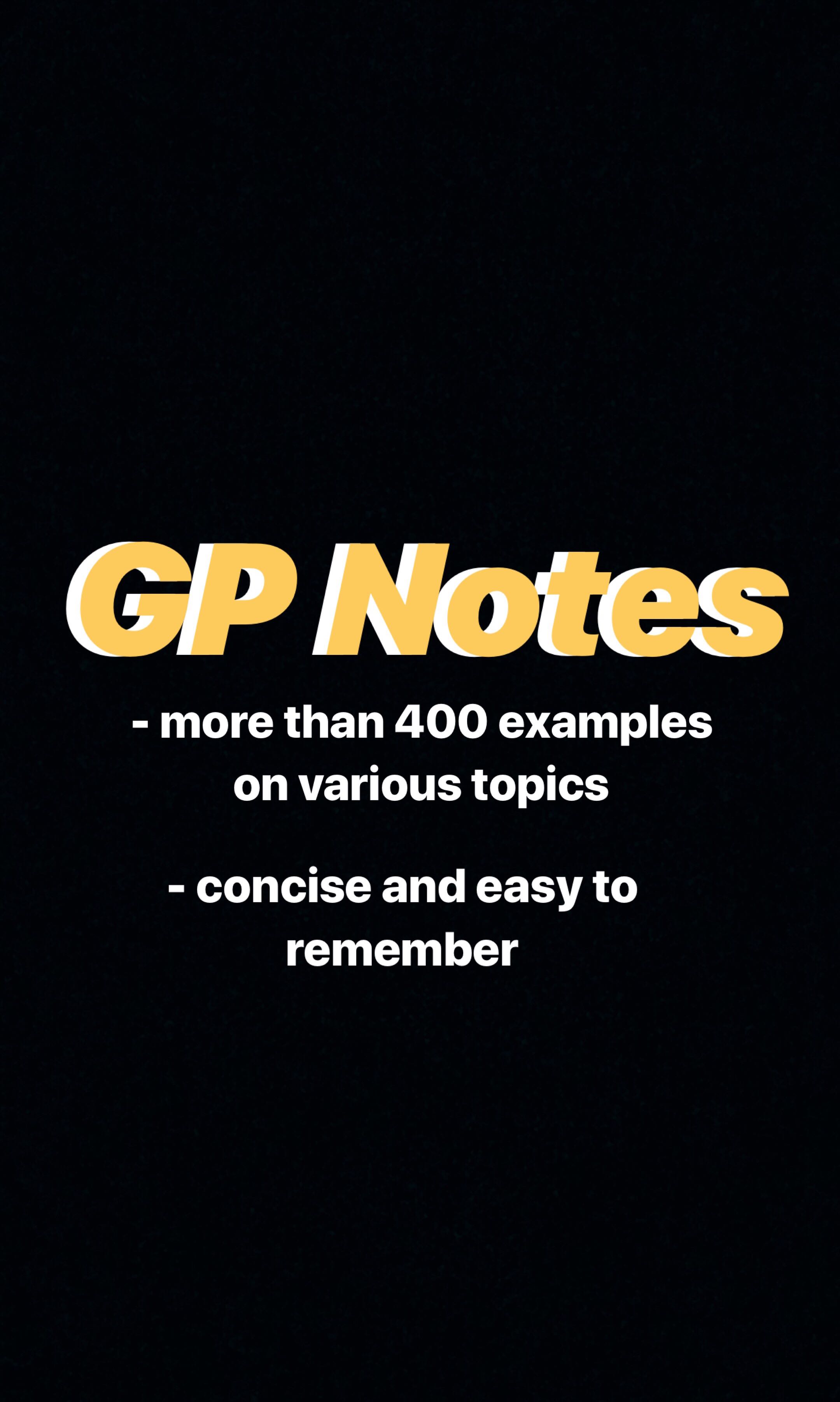 GP Notes (Examples), Hobbies & Toys, Books & Magazines, Assessment ...
