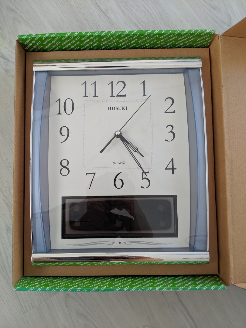 Hoseki Clock - analogue, digital, temperature displays, Furniture ...