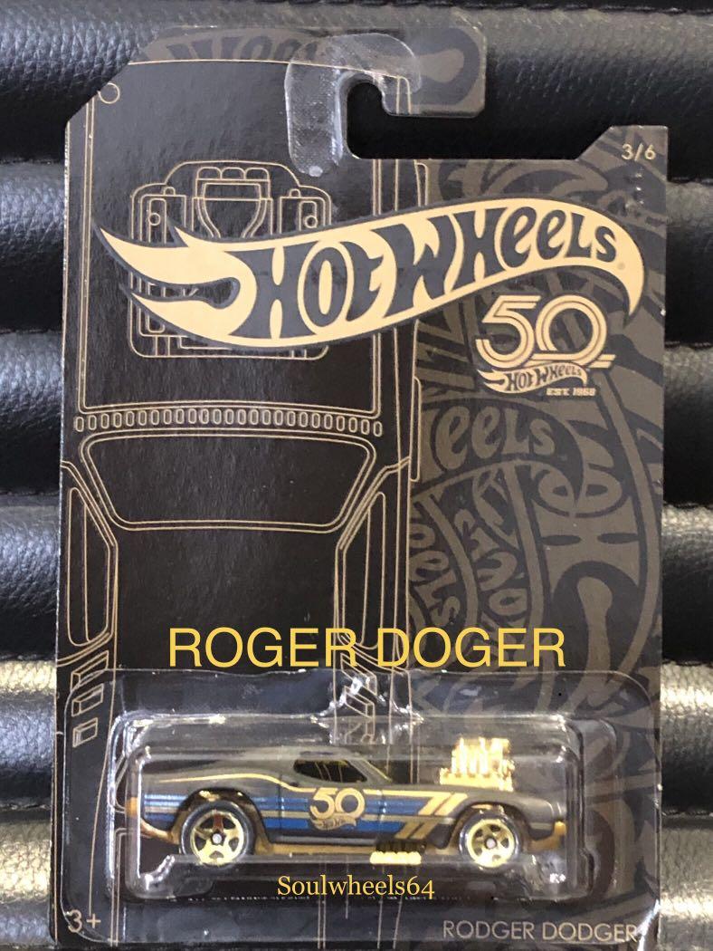 Hot Wheels 50th Anniversary Black & Gold Satin Series (Complete 7 Cars ...