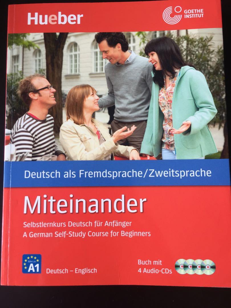 Hueber Miteinander German A1 textbook, Hobbies & Toys, Books ...