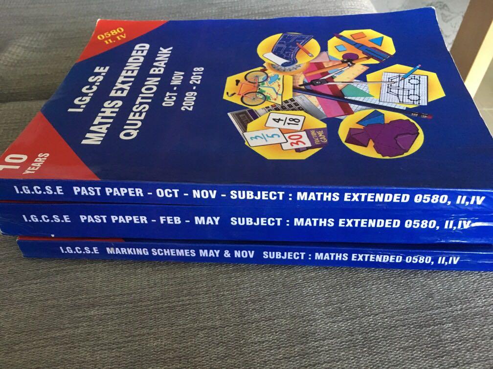 IGCSE Extended Maths question bank 10 years, Hobbies & Toys, Books ...