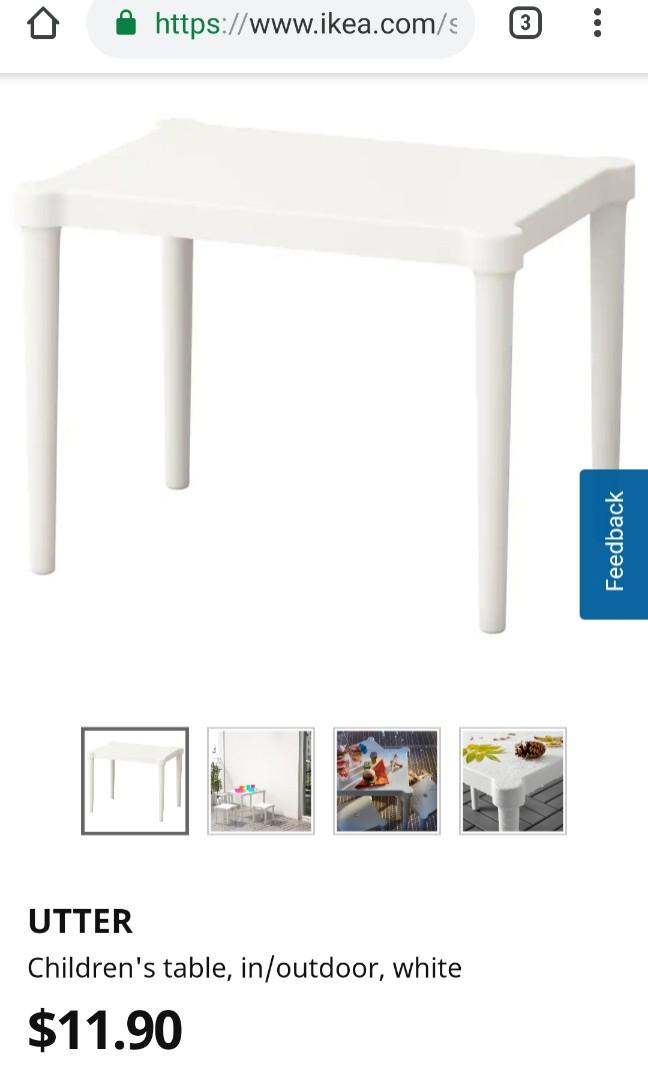 IKEA Table, Furniture & Home Living, Furniture, Tables & Sets on Carousell