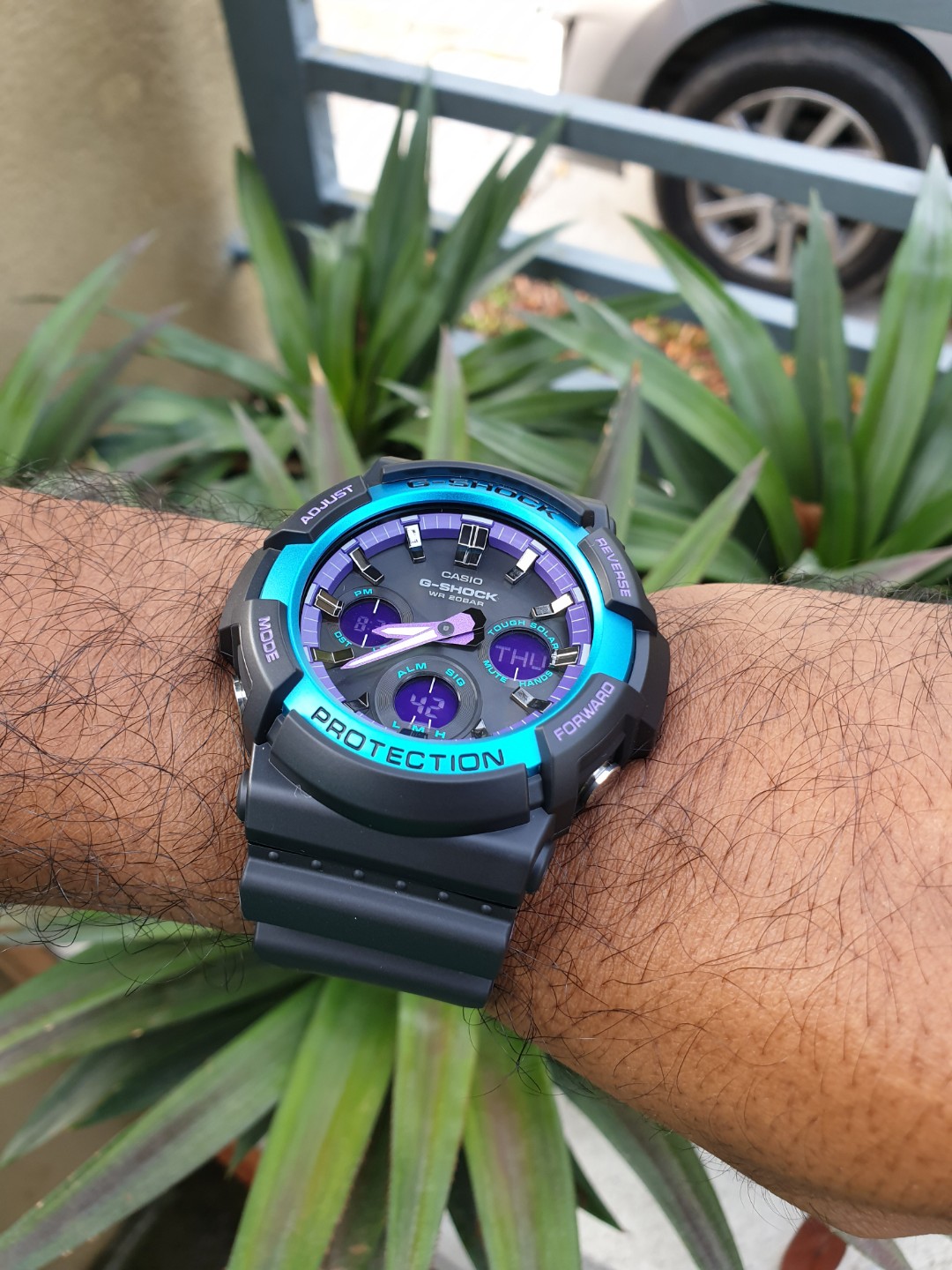 JAM G-SHOCK ORIGINAL GAS-100BL-1 MODEL 2019, Men's Fashion, Watches ...