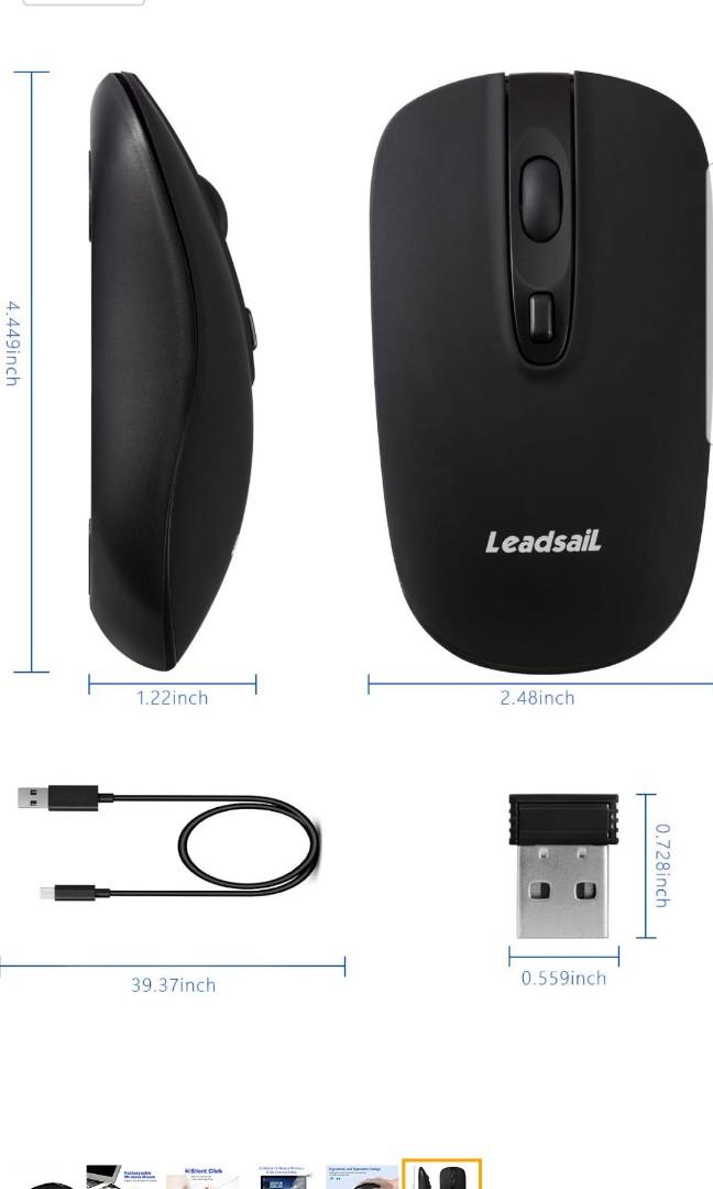 leadsail LX-001 wireless mouse, Computers & Tech, Parts & Accessories ...