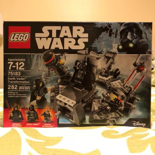 LEGO STAR WARS 75183: Darth Vader Transformation, Hobbies & Toys, Toys ...