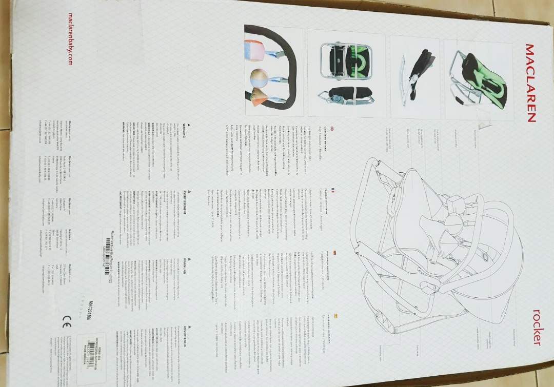 MacLaren Baby rocker, Babies & Kids, Infant Playtime on Carousell