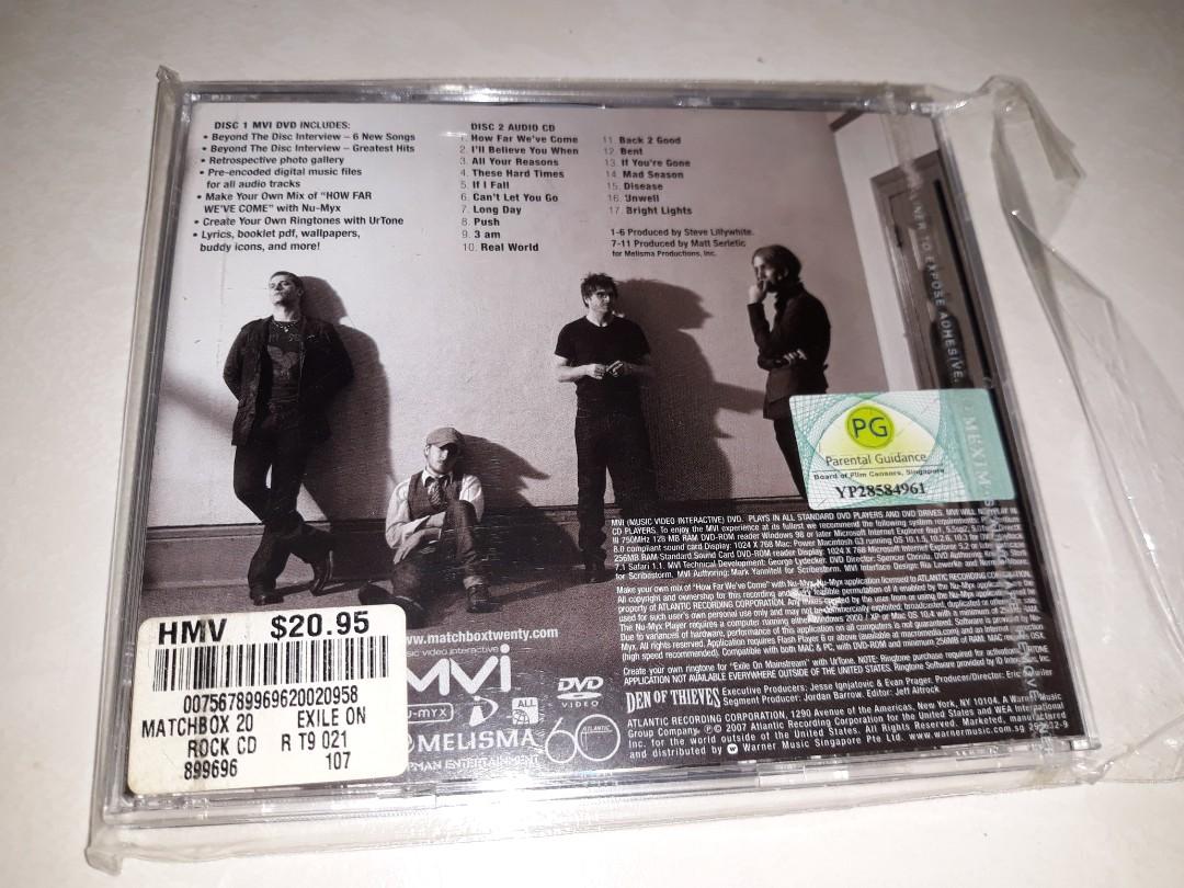 Matchbox Twenty CD+DVD (imported), Hobbies & Toys, Music & Media, CDs ...