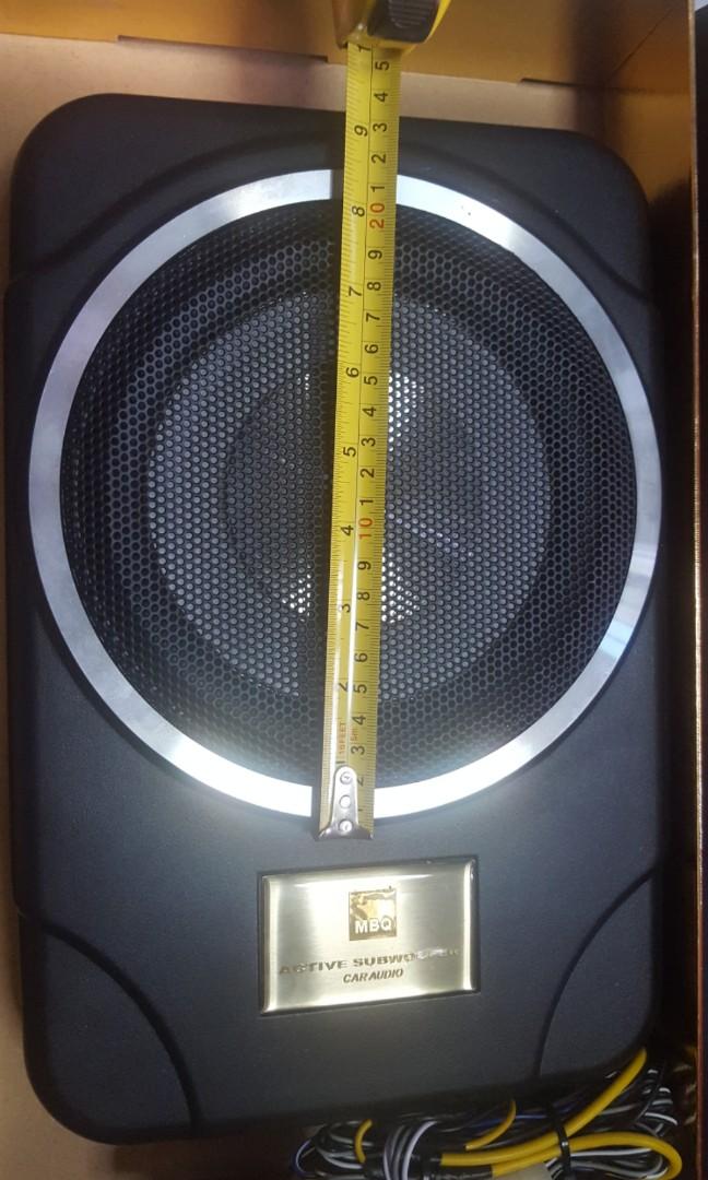 MBQ Car Sub Woofer Model AW800e , FOC Amplifier & Equalizer, Audio, Soundbars, Speakers ...