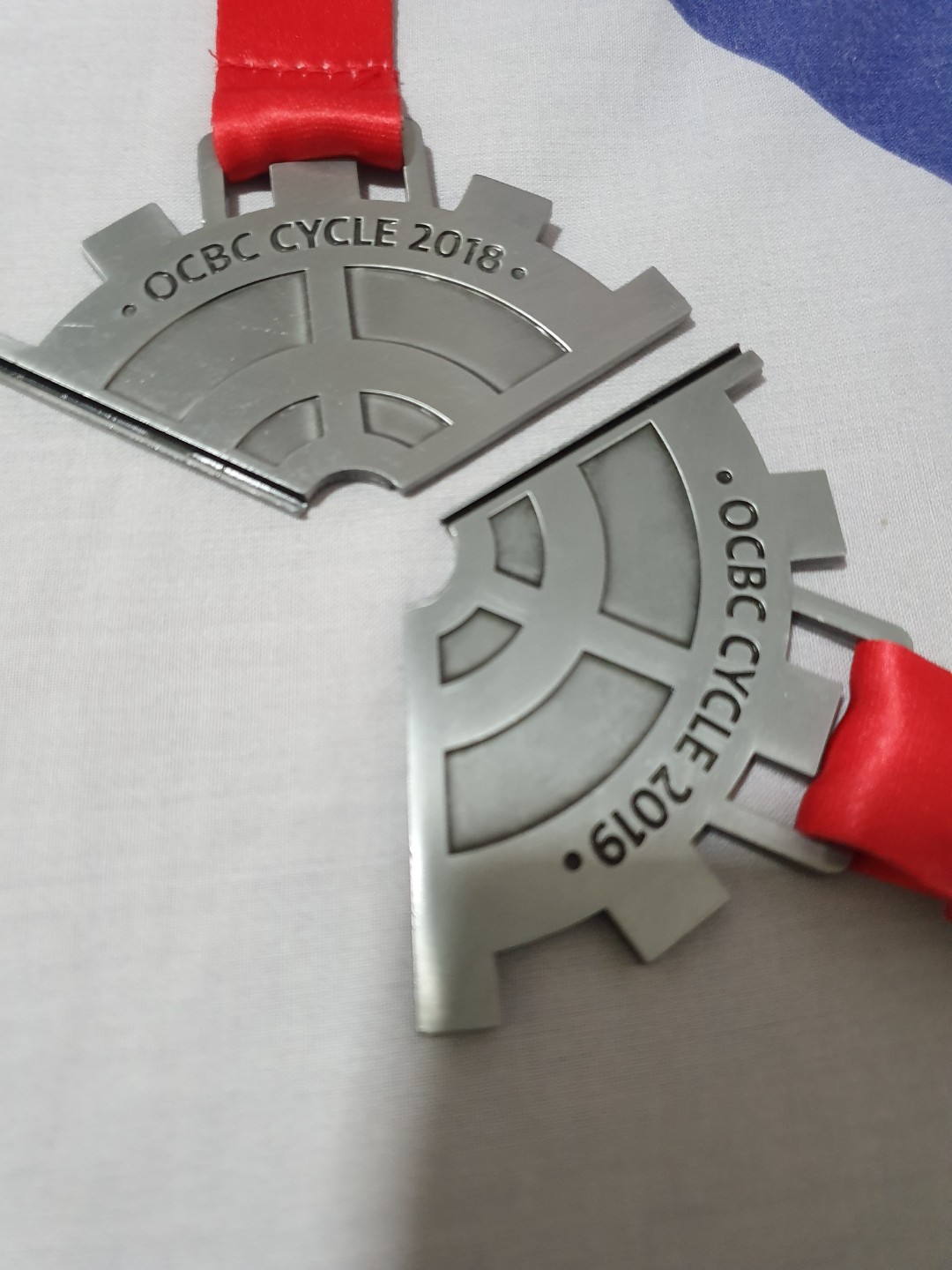 OCBC Cycle 2018 & 2019 Medals, Sports, Sports & Games Equipment on ...