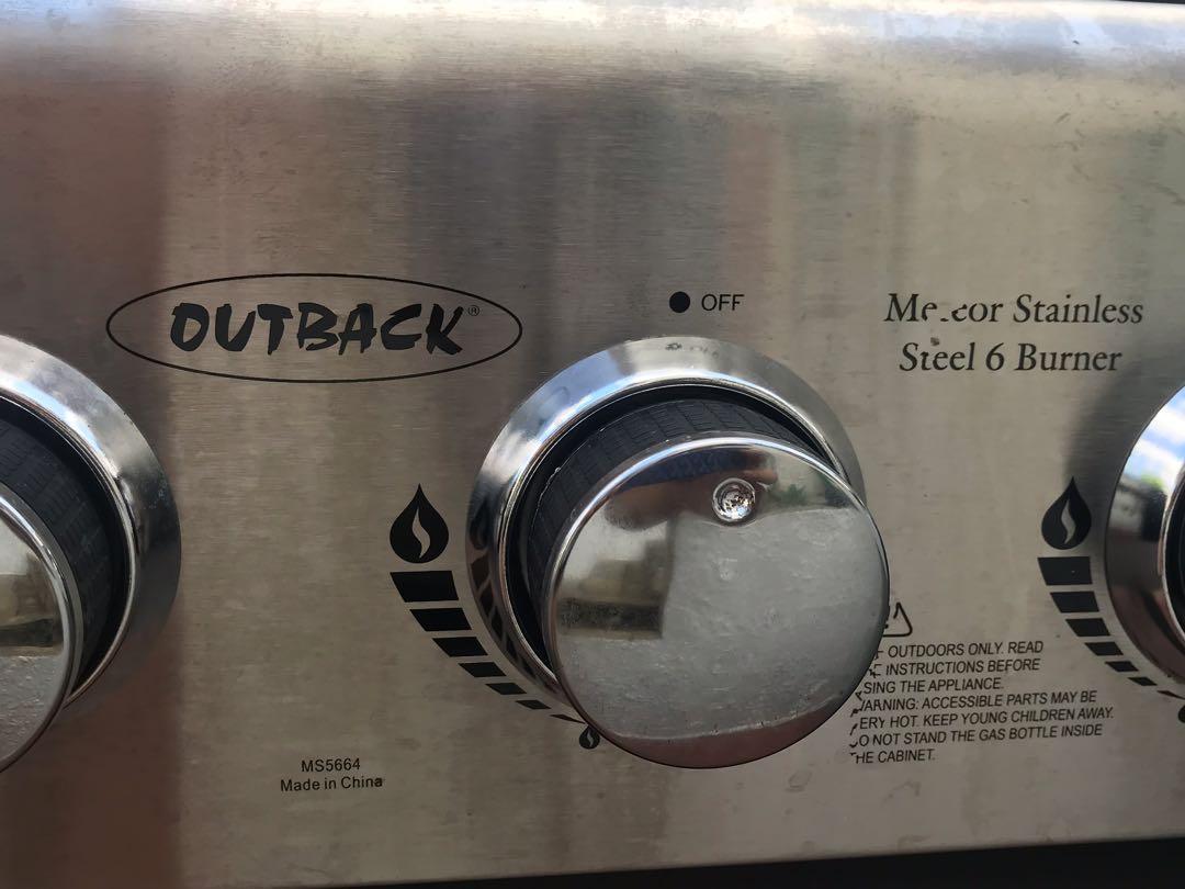 OUTBACK 6 Burner Gas BBQ, TV & Home Appliances, Kitchen Appliances, BBQ ...