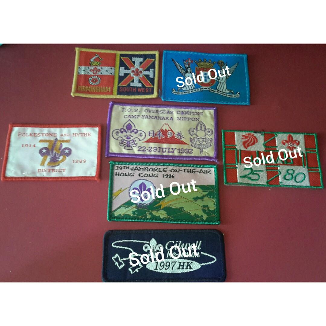 SCOUTS Badges Collection (Assorted Designs) From Different Countries ...