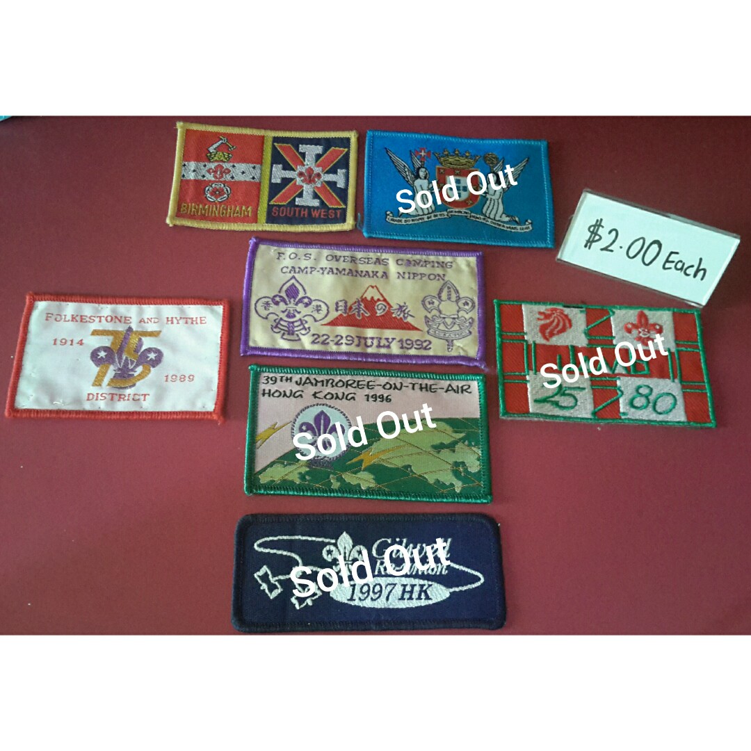 SCOUTS Badges Collection (Assorted Designs) From Different Countries ...