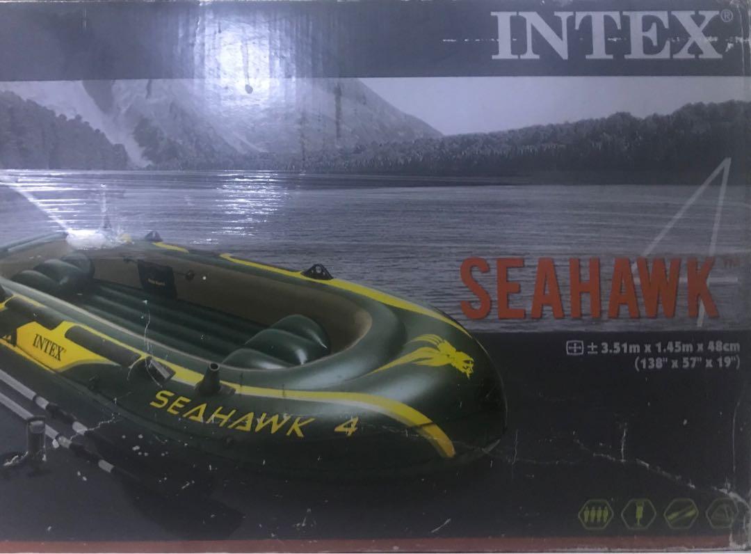 Seahawk 4 Inflatable Boat, Sports Equipment, Fishing on Carousell