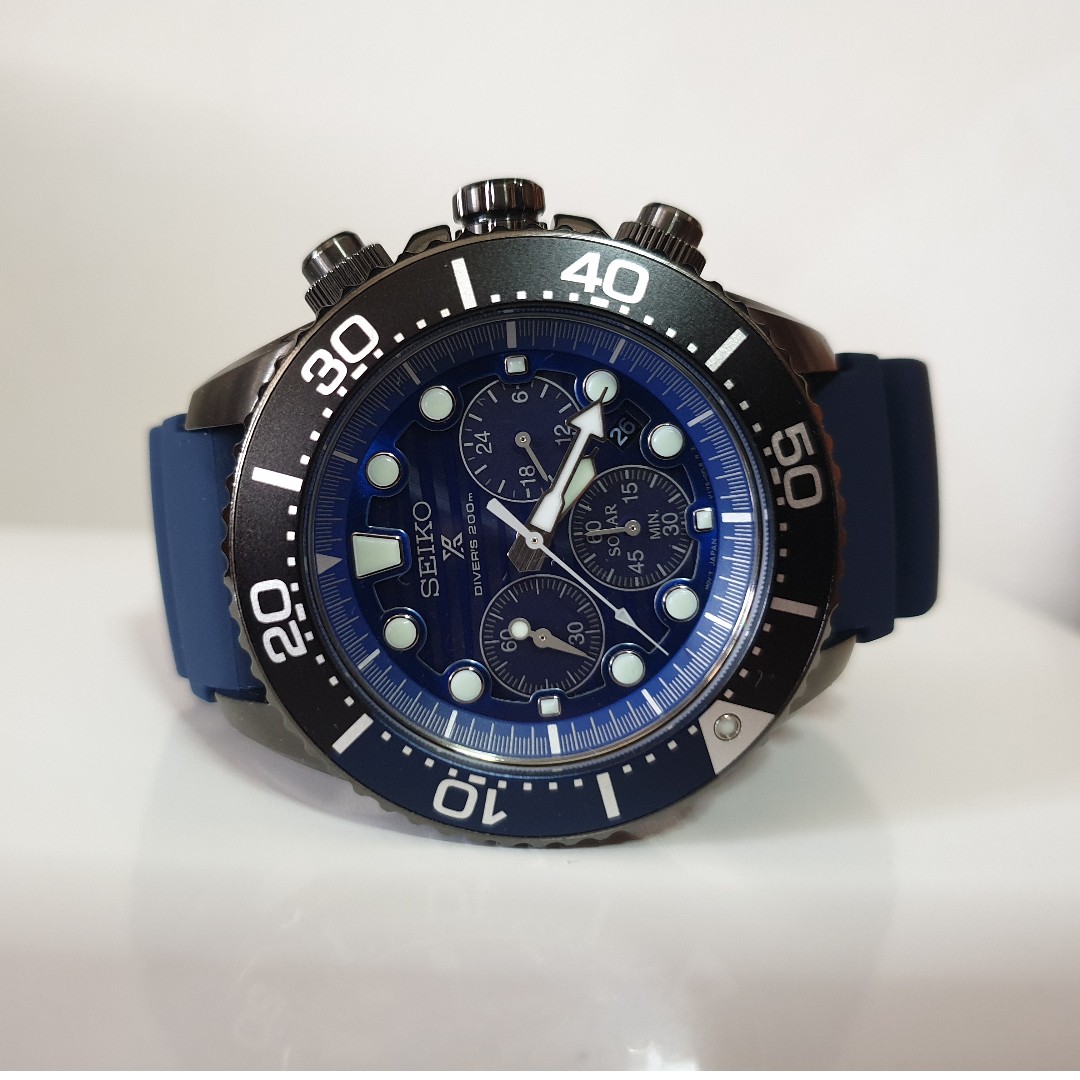 Seiko Prospex Solar Save The Ocean SSC701P1 Auto Divers 200M Blue ...