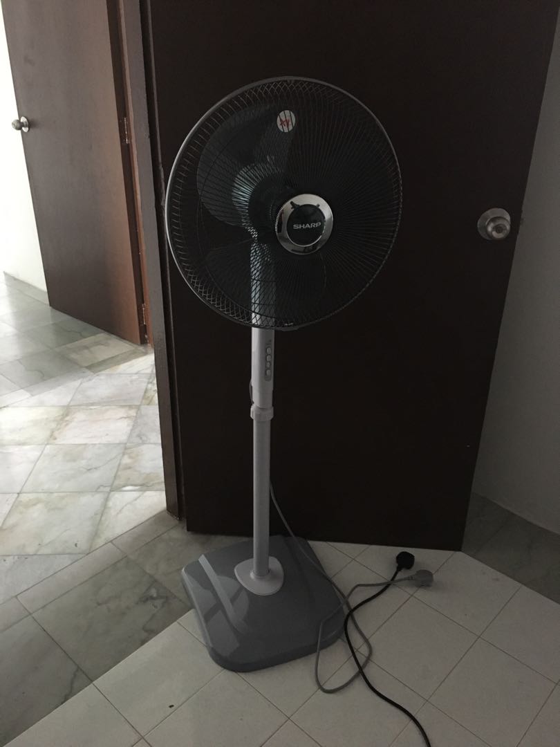 Sharp stand fan, TV & Home Appliances, TV & Entertainment, TV Parts ...