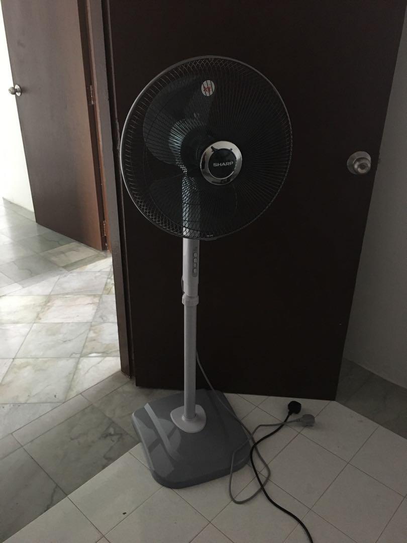 Sharp stand fan, TV & Home Appliances, TV & Entertainment, TV Parts ...