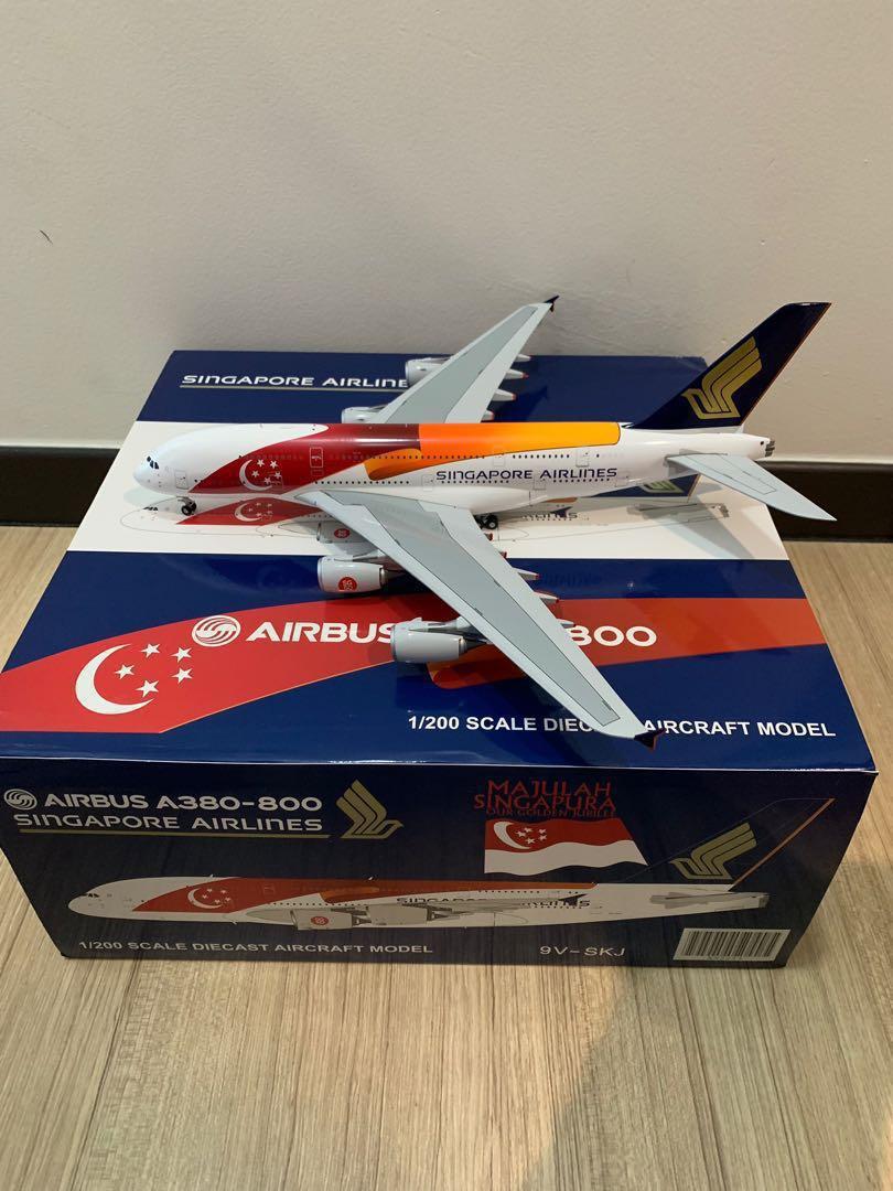 Singapore Airlines Airbus A380-800 “SG50 livery” 9V-SKJ Jc wings 1:200 ...