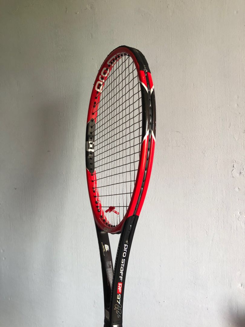 Tennis Racket - The Roger Federer Autograph RF97, Sports Equipment ...