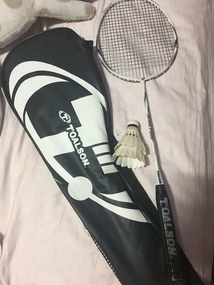 Toalson badminton racket, Sports Equipment, Sports & Games, Racket ...