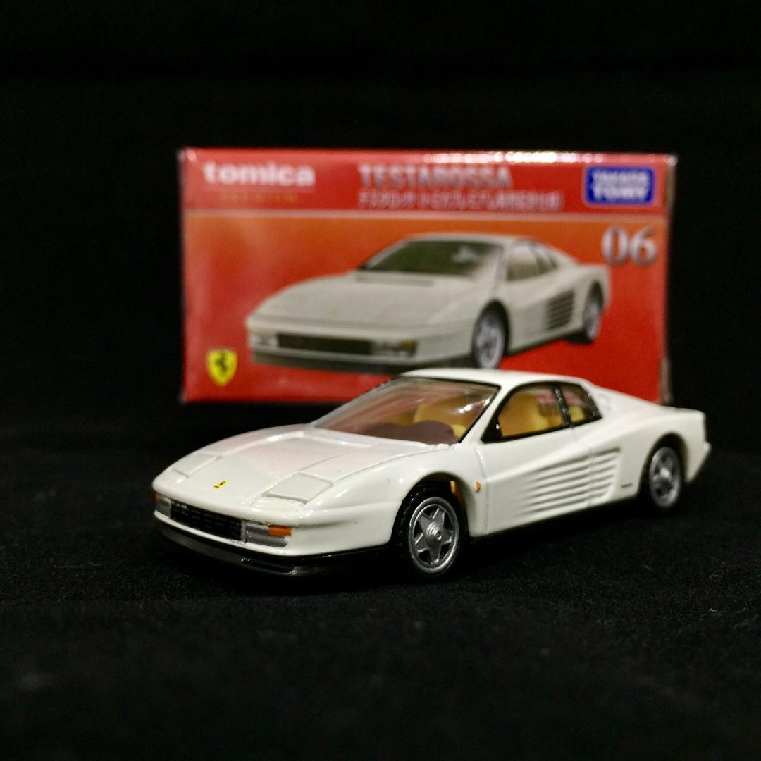 Tomica Premium 1st color Ferrari Testarossa White, Hobbies & Toys, Toys ...