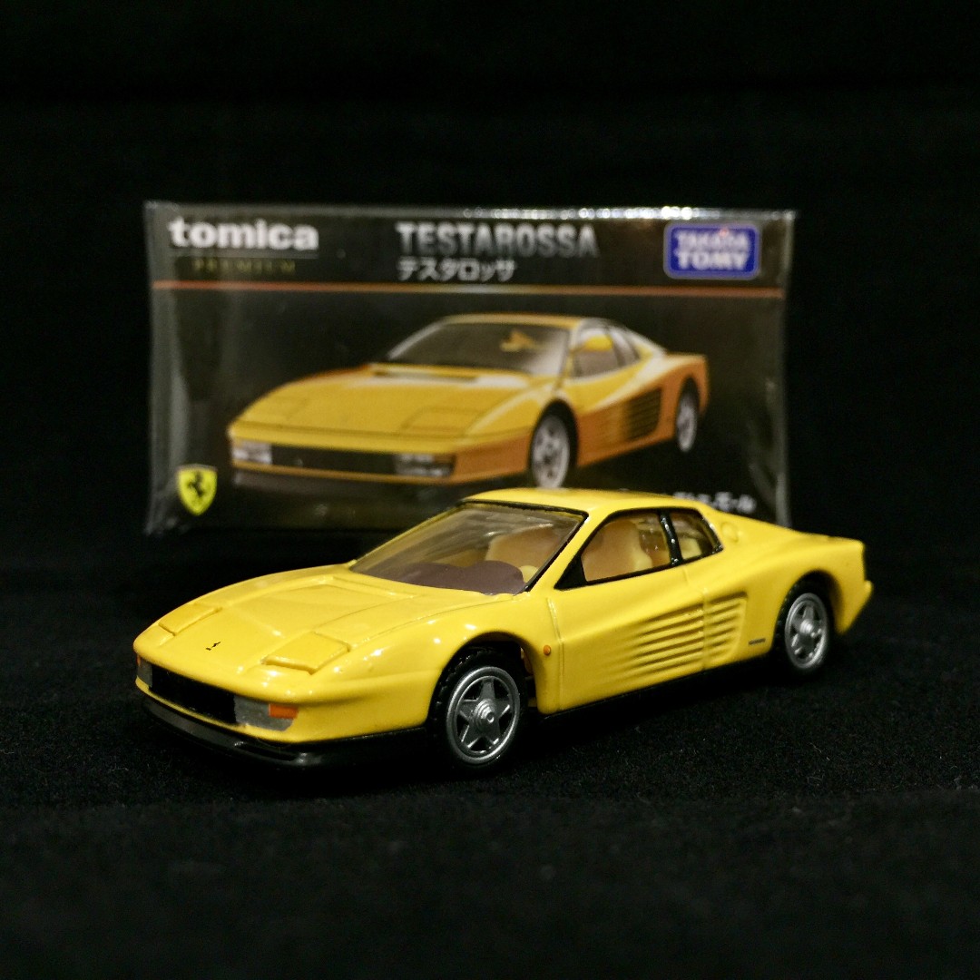 Tomica Testarossa Premium Yellow, Hobbies & Toys, Toys & Games on Carousell