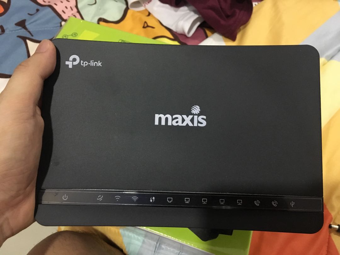 Tplink Ac1200 Maxis fibre wireless router, Computers & Tech, Parts ...