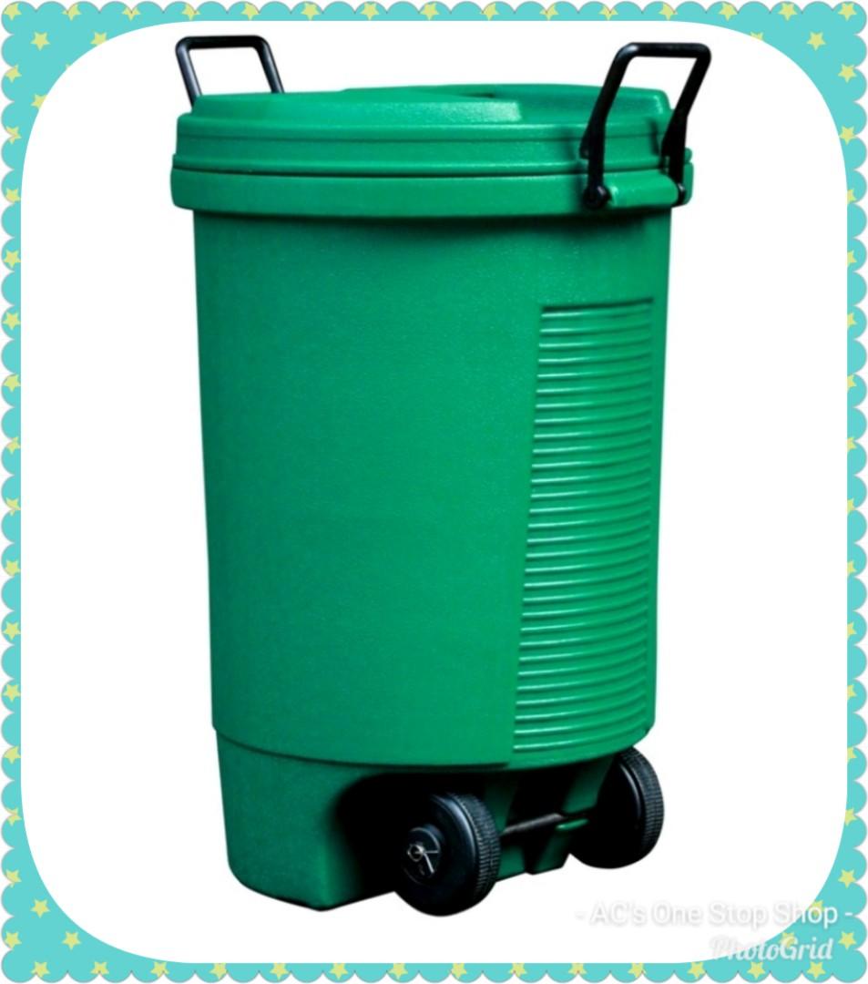 Trolling bin (trashbin with wheels), Furniture & Home Living, Cleaning ...