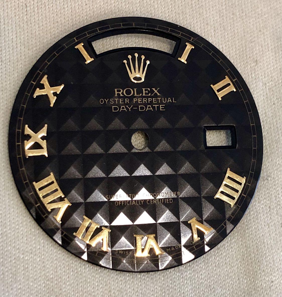 Ultra Rare Rolex BLACK PYRAMID DayDate Dial, Luxury, Watches on Carousell