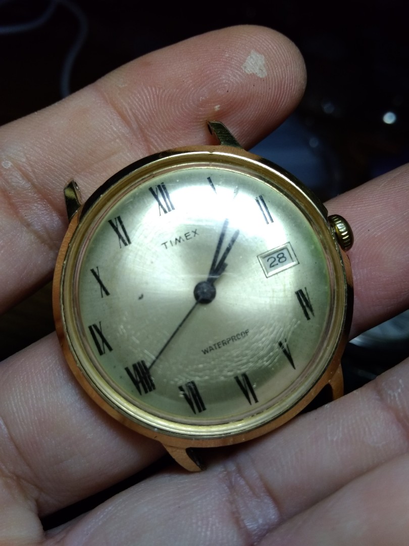 Vintage old Timex Gent Watch manual wind, Men's Fashion, Watches ...