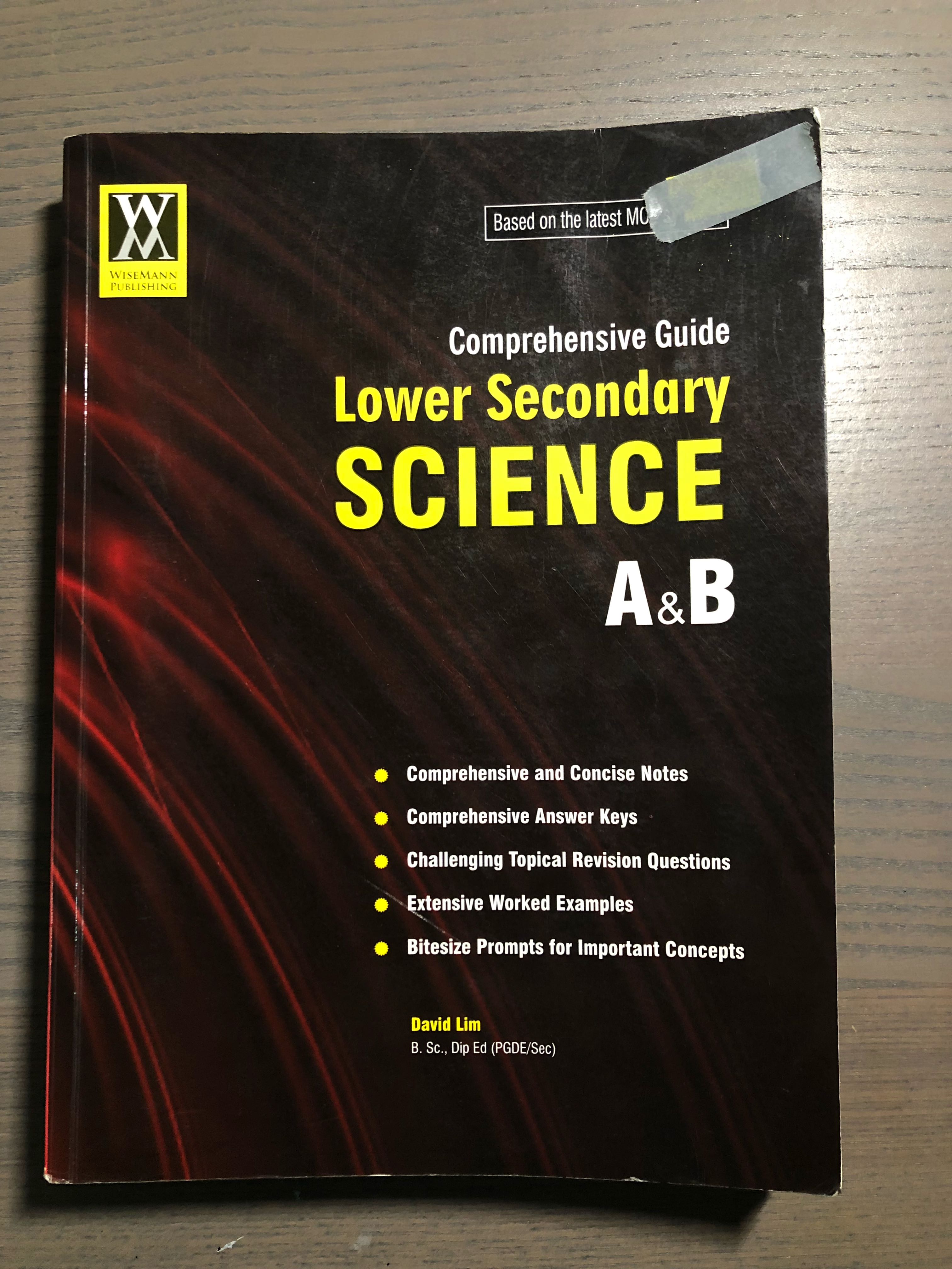 Wiseman Lower Secondary Comprehensive Science Guide, Hobbies & Toys ...