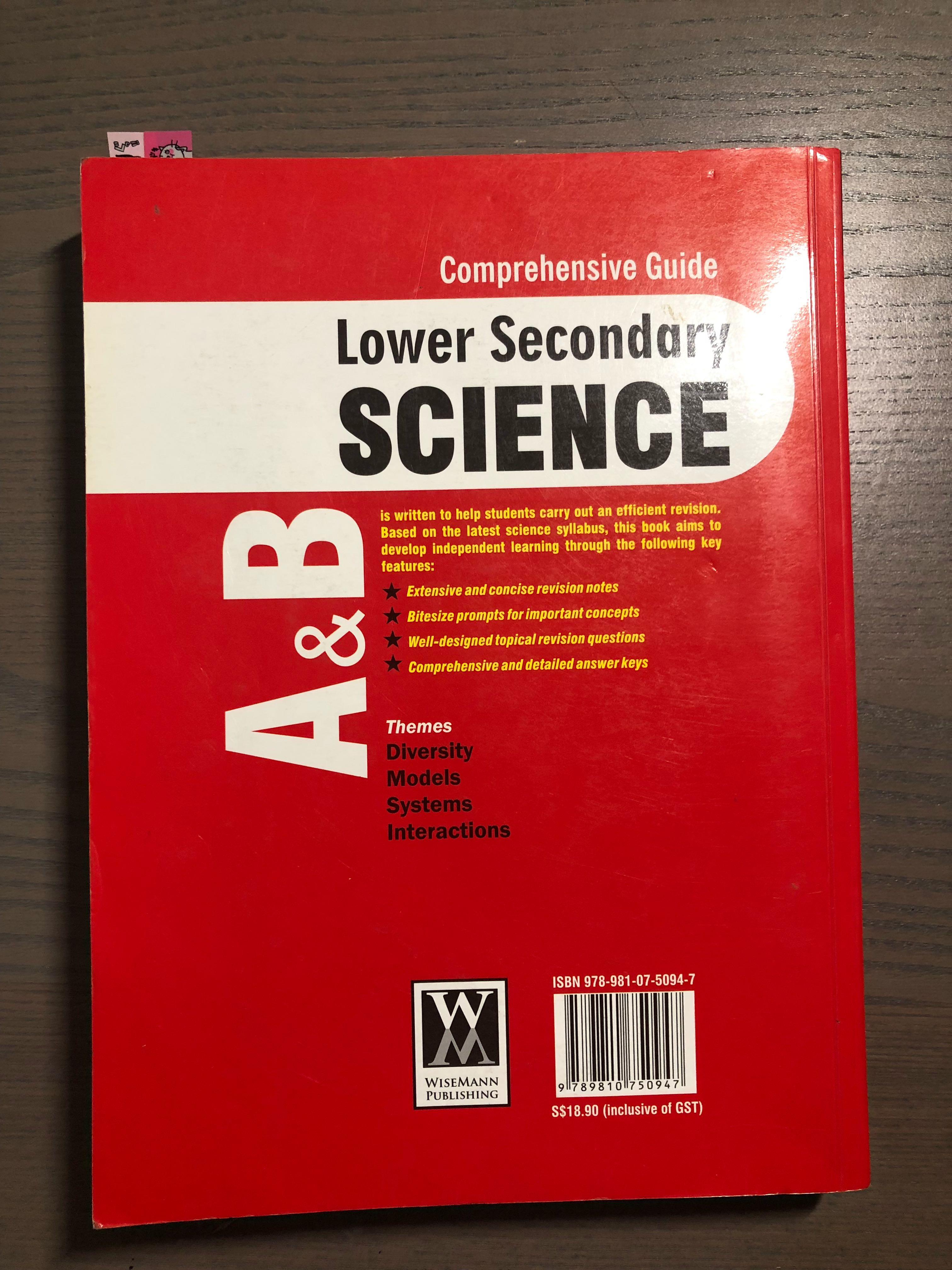 Wiseman Lower Secondary Comprehensive Science Guide, Hobbies & Toys ...