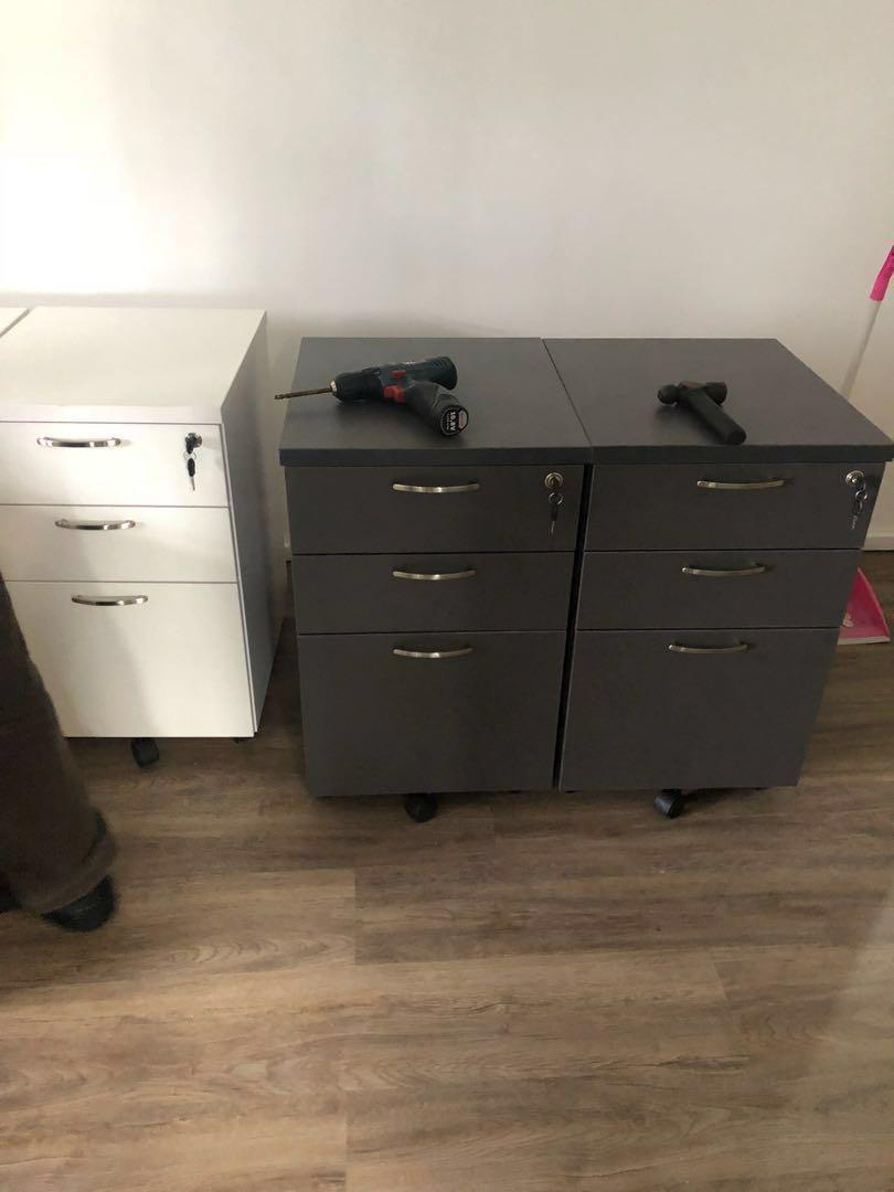 Wooden Office work Mobile drawers, Furniture & Home Living, Furniture ...
