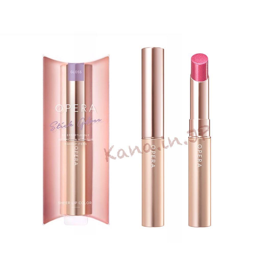 全新包裝 日本代購 日本藥妝代購 日本限定 lipstick 唇膏 opera sheer lip color lip gloss, 美容 ...