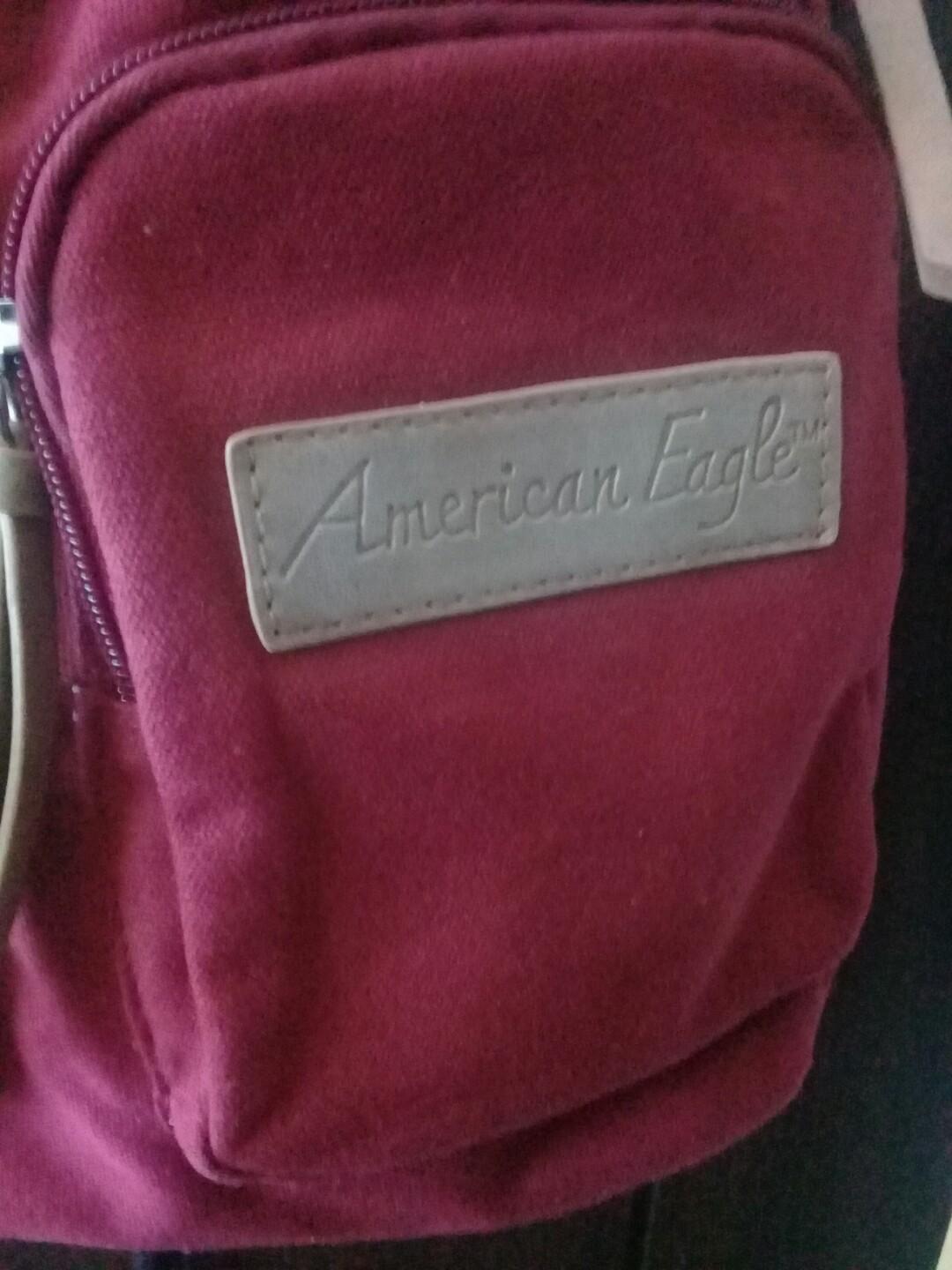 Buy American Eagle Backpack get one sling bag, Women's Fashion, Bags & Wallets, Backpacks on ...