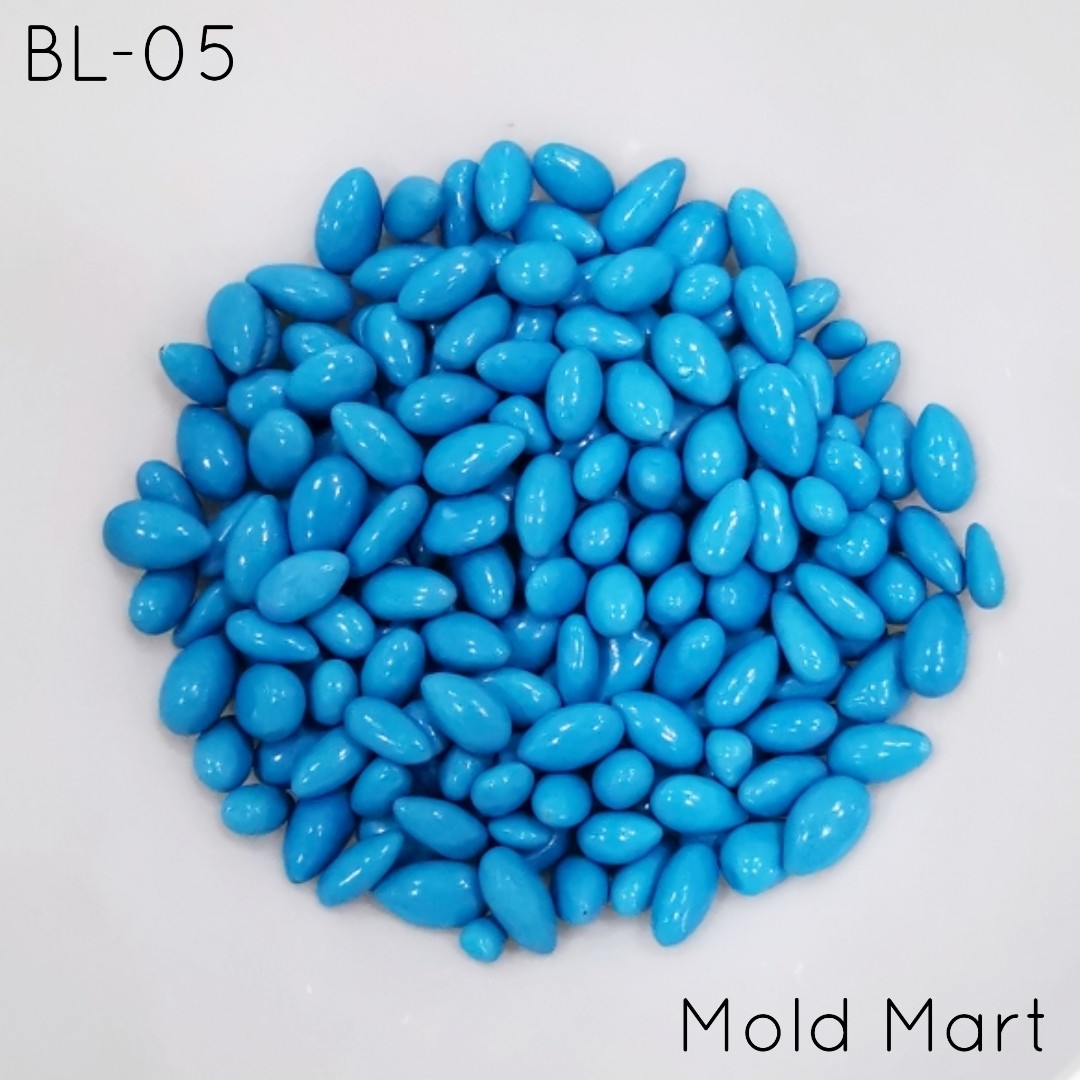 BLUE EDIBLE SPRINKLE RICE SPRKNLES SUGAR DRAGEES JIMMIES PEARL DRAGEE ...