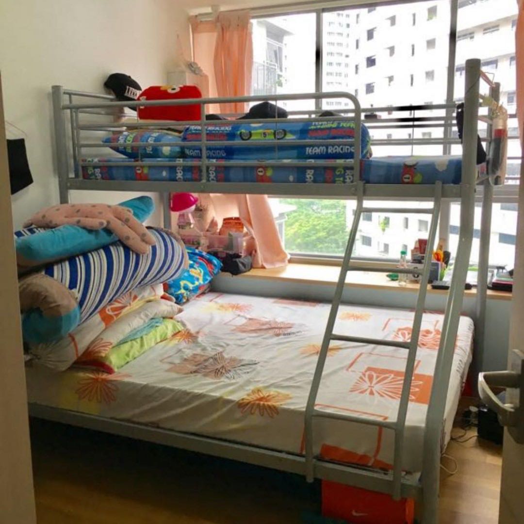 Bunker Bed double deck bed, Furniture & Home Living, Furniture, Bed ...