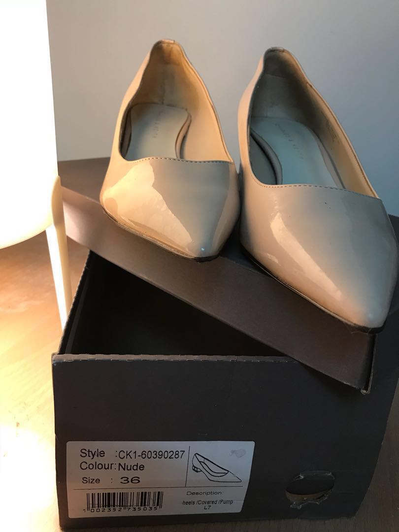 Charles&Keith Heels/covered/pump, Women's Fashion, Footwear, Heels on ...