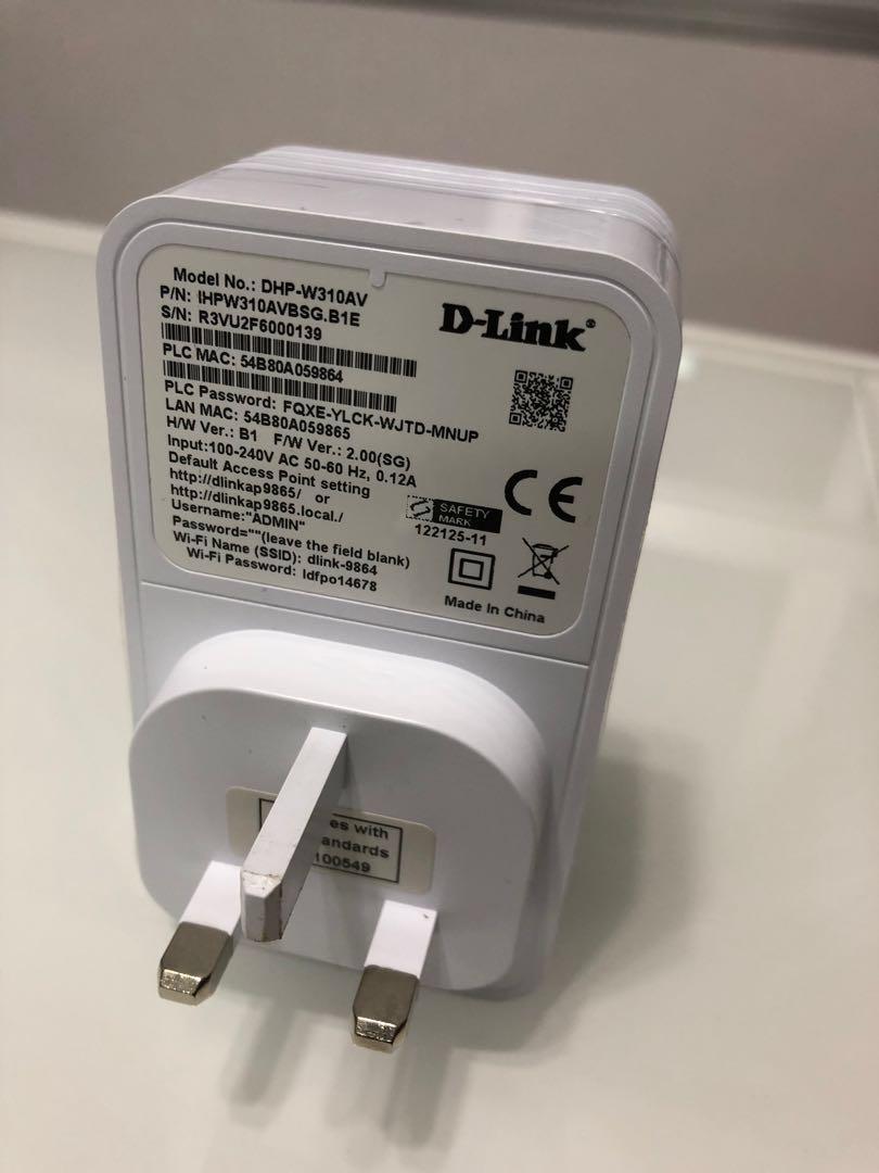 D-Link Power line AV500 Wireless N Mini Extender, Computers & Tech ...