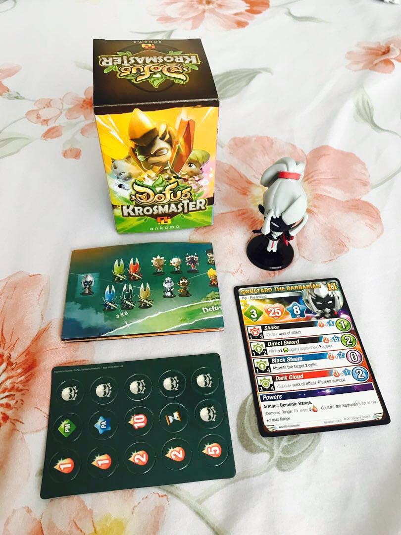 Dofus/Wakfu Krosmaster: Goultard the Barbarian Figure + Playing Card ...