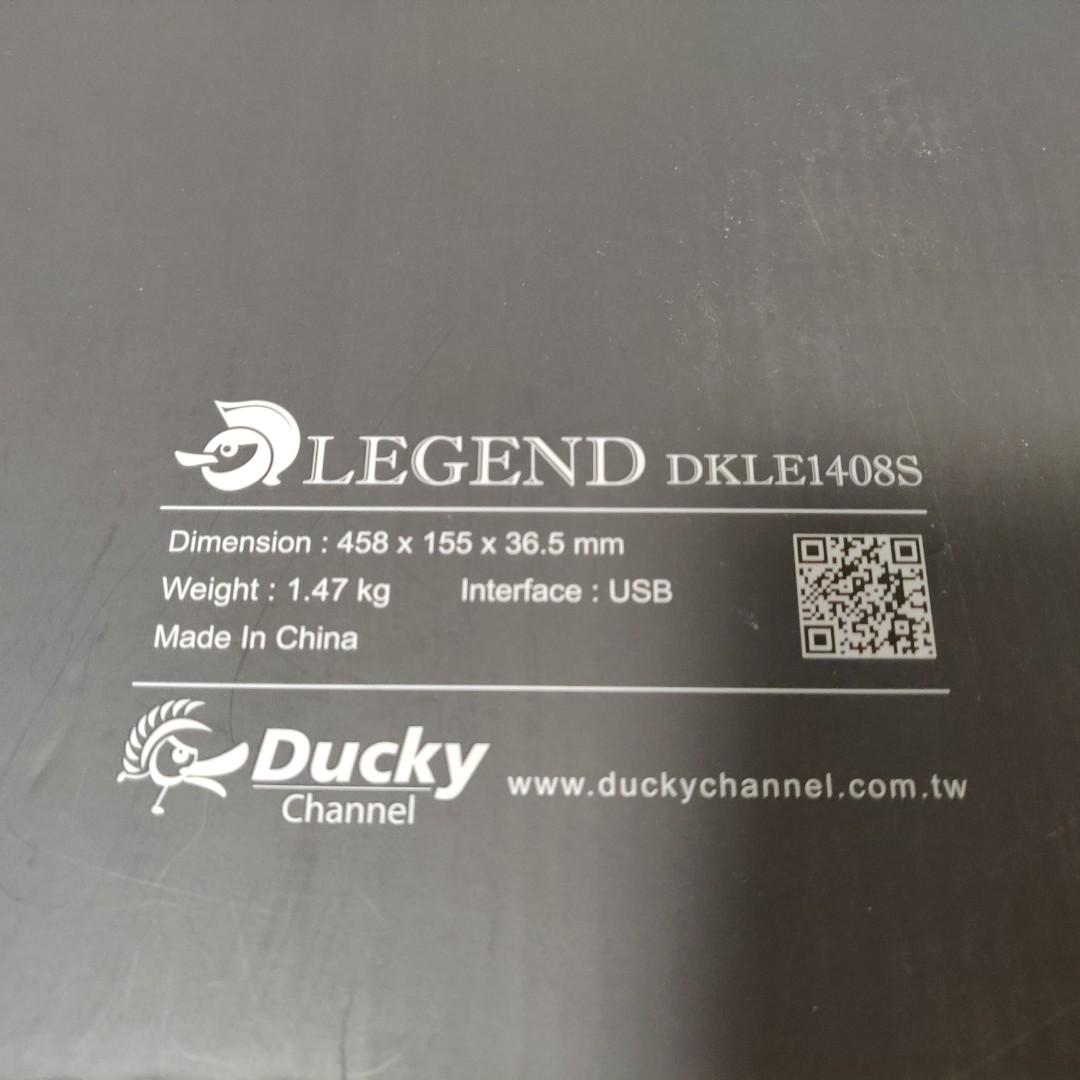 Ducky Legend Silver Case Blue LED Mechanical Keyboard, Computers & Tech ...