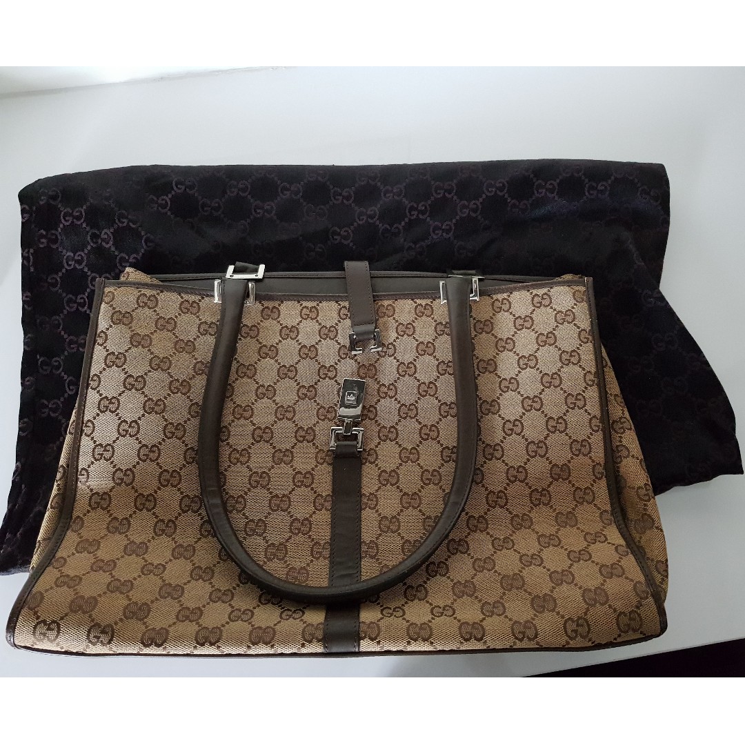 Authentic Gucci Tote Bag, Women's Fashion, Bags & Wallets, Tote Bags on ...