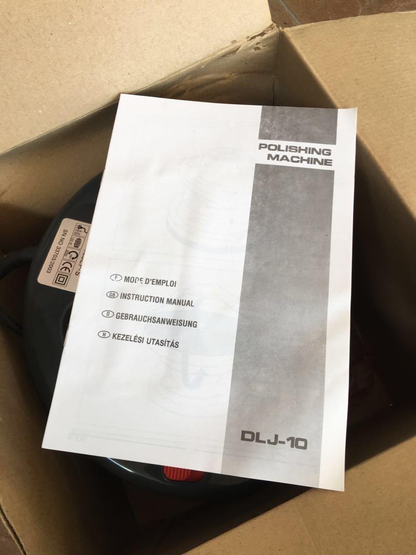 KINZO POLISH MACHINE (DLJ-10) LIKE NEW, Auto Accessories on Carousell