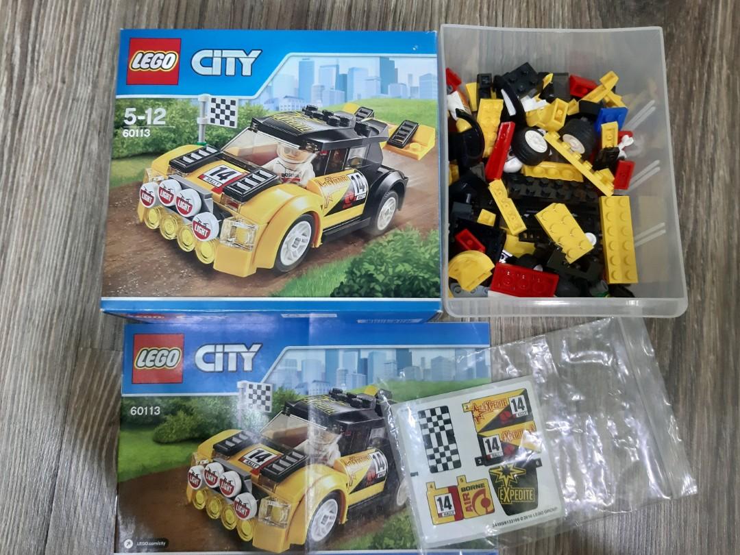 Lego City 60113 Rally Car (New Stickers), Hobbies & Toys, Toys & Games ...