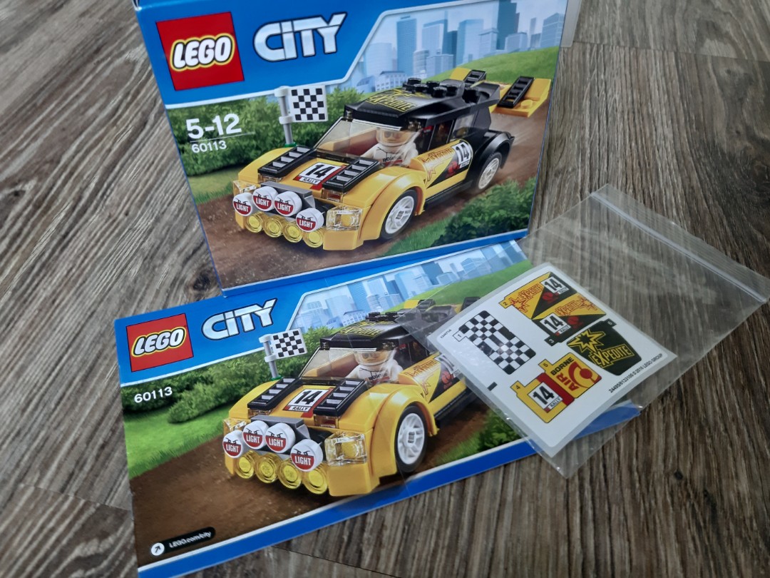 Lego City 60113 Rally Car (New Stickers), Hobbies & Toys, Toys & Games ...