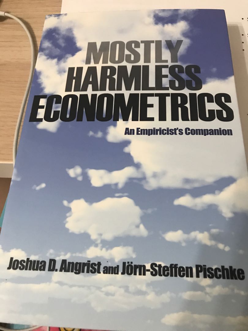 Mostly Harmless Econometrics by Angrist and Pischke, Computers & Tech, Office & Business ...
