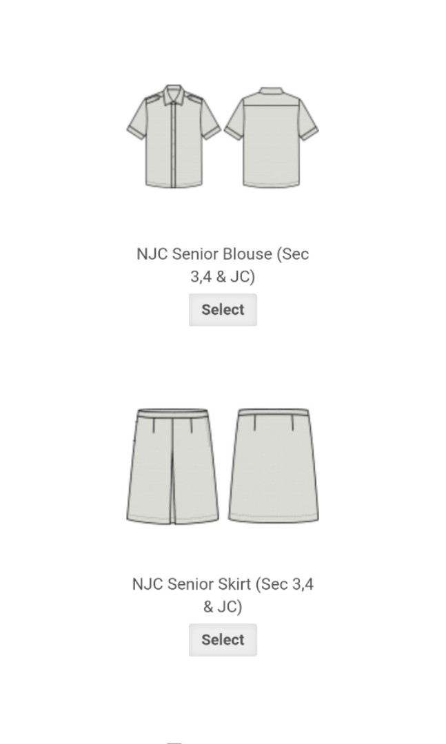 NJC Uniform brand new, Everything Else on Carousell